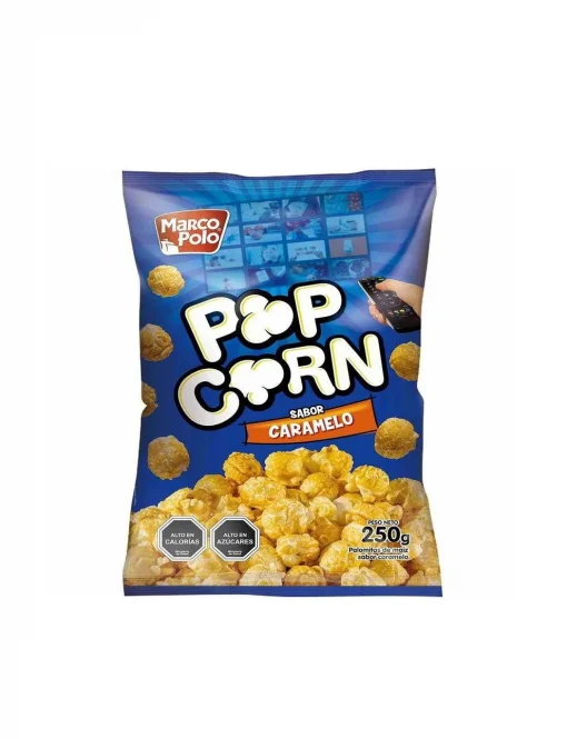 Popcorn Marco Polo Sabor Caramelo, 250g - Supermercado Cugat