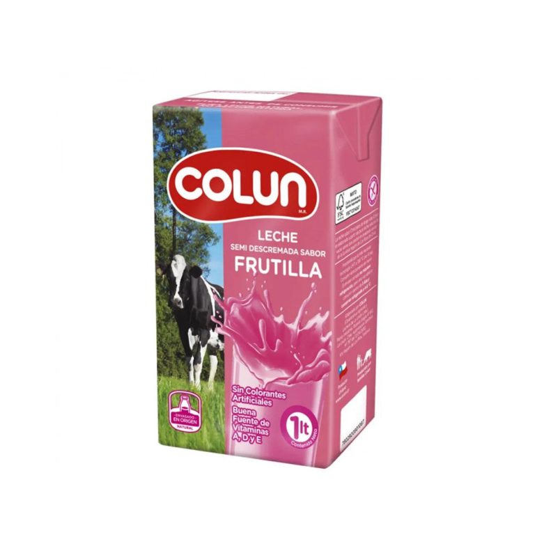 Leche Frutilla Colun 1 Lt - Supermercado Cugat