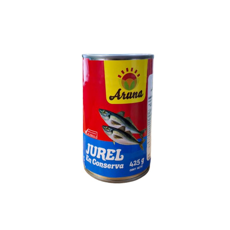 Jurel en Conserva Aruna, 425g neto (drenado 300g). - Supermercado Cugat